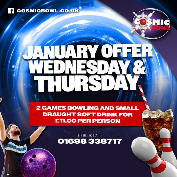 Cosmic Bowl 10-Pin Bowling | Scotland's Theme Park